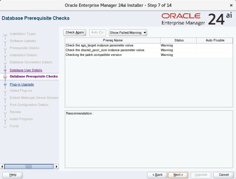 Upgrade EM from 13.5 to 24ai (24.1.0.0.0) - Fernando Simon