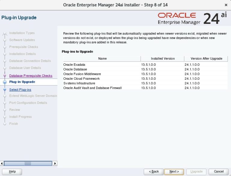 Upgrade EM from 13.5 to 24ai (24.1.0.0.0) - Fernando Simon